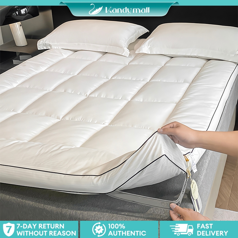 3D edge Mattress Foam Bed 10cm Thicken Foldable Tatami velvet Mattress ...