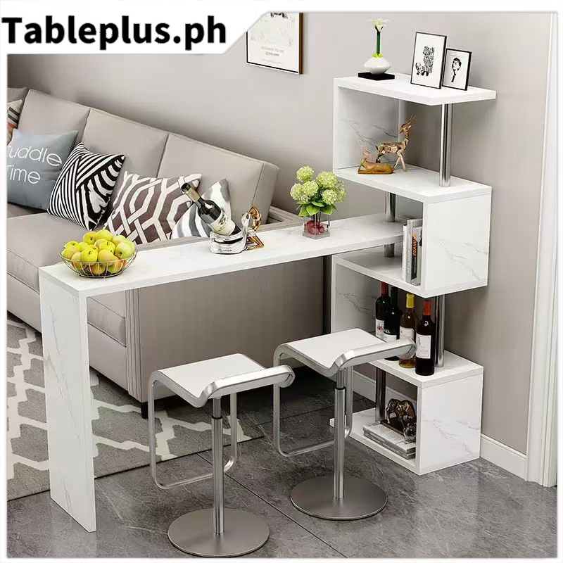 COD Modern MINI Bar table Rotating 360 Swivel Bar counter table coffee ...