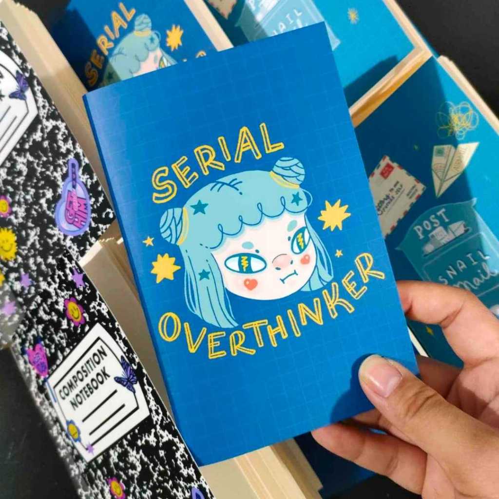Serial Overthinker Blank 4"x6" Notebook | Shopee Philippines