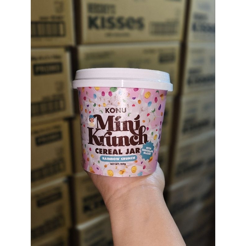 KONU MINI KRUNCH CEREAL JAR 160g. | Shopee Philippines