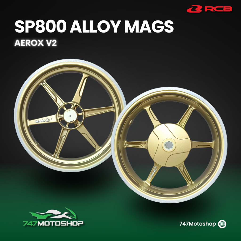 RCB SP800 ALLOY MAGS FOR NVX 155/AEROX | Shopee Philippines