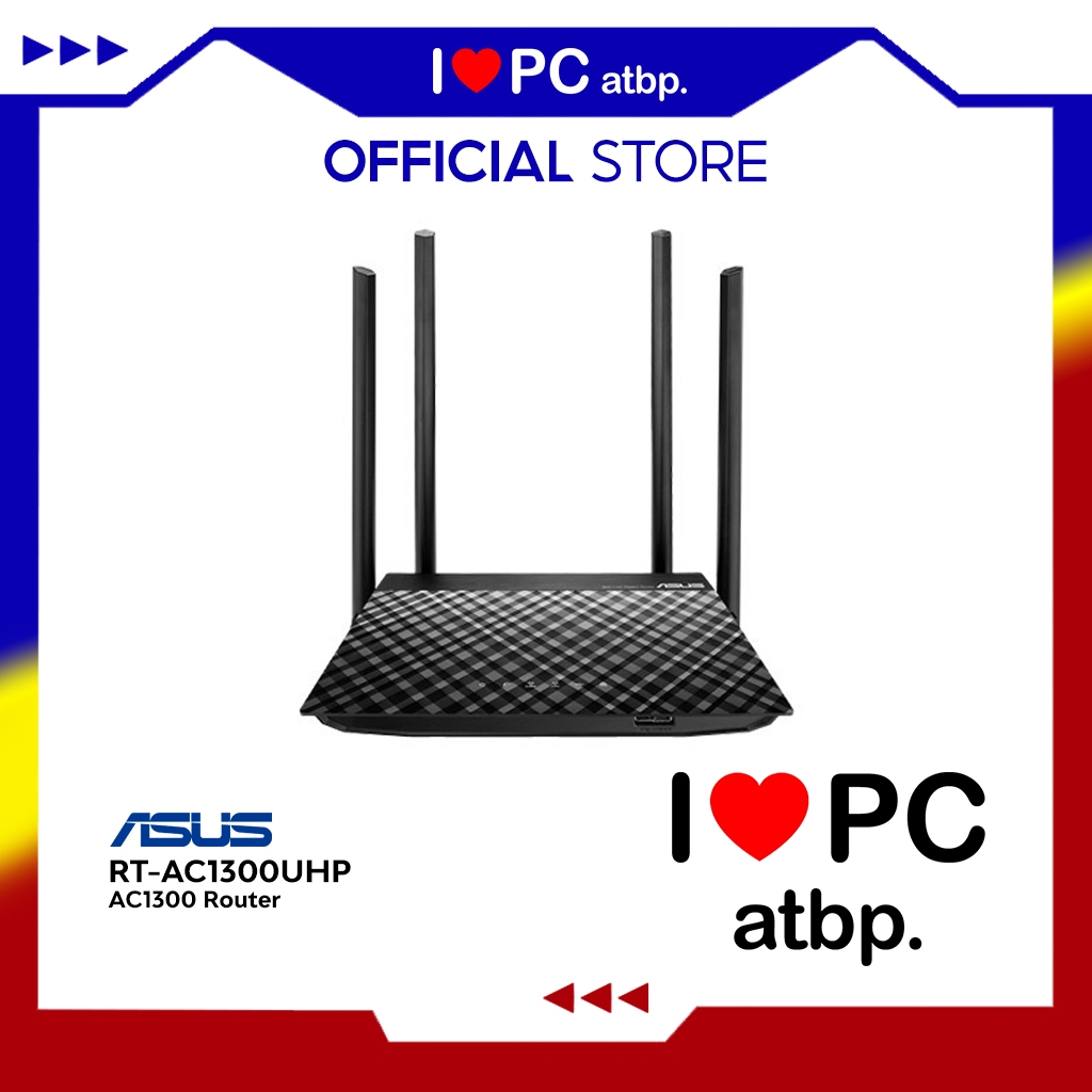 ASUS RT-AC1300UHP AC1300 Router (11ac, 4 Lan, Dual Band) | Shopee ...