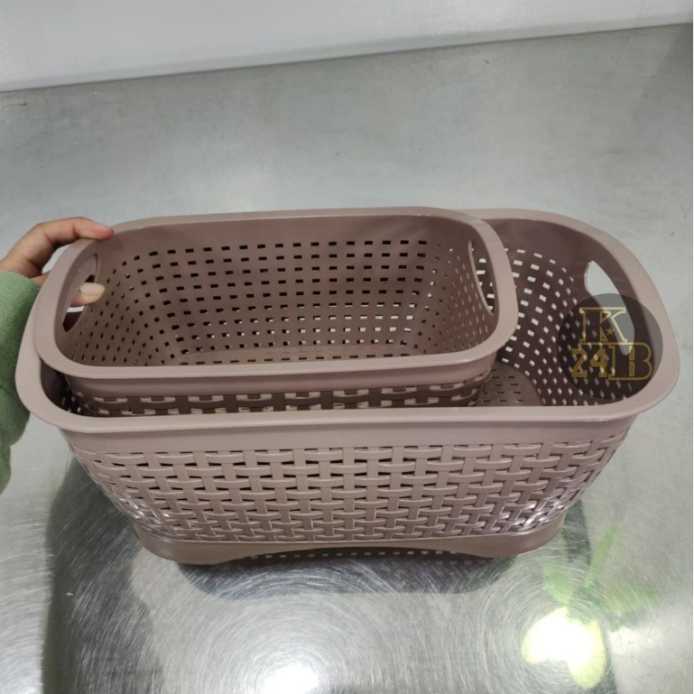 Rattan Basket Organizer Tray Jumbolita basket heavy duty #2415 | Shopee ...