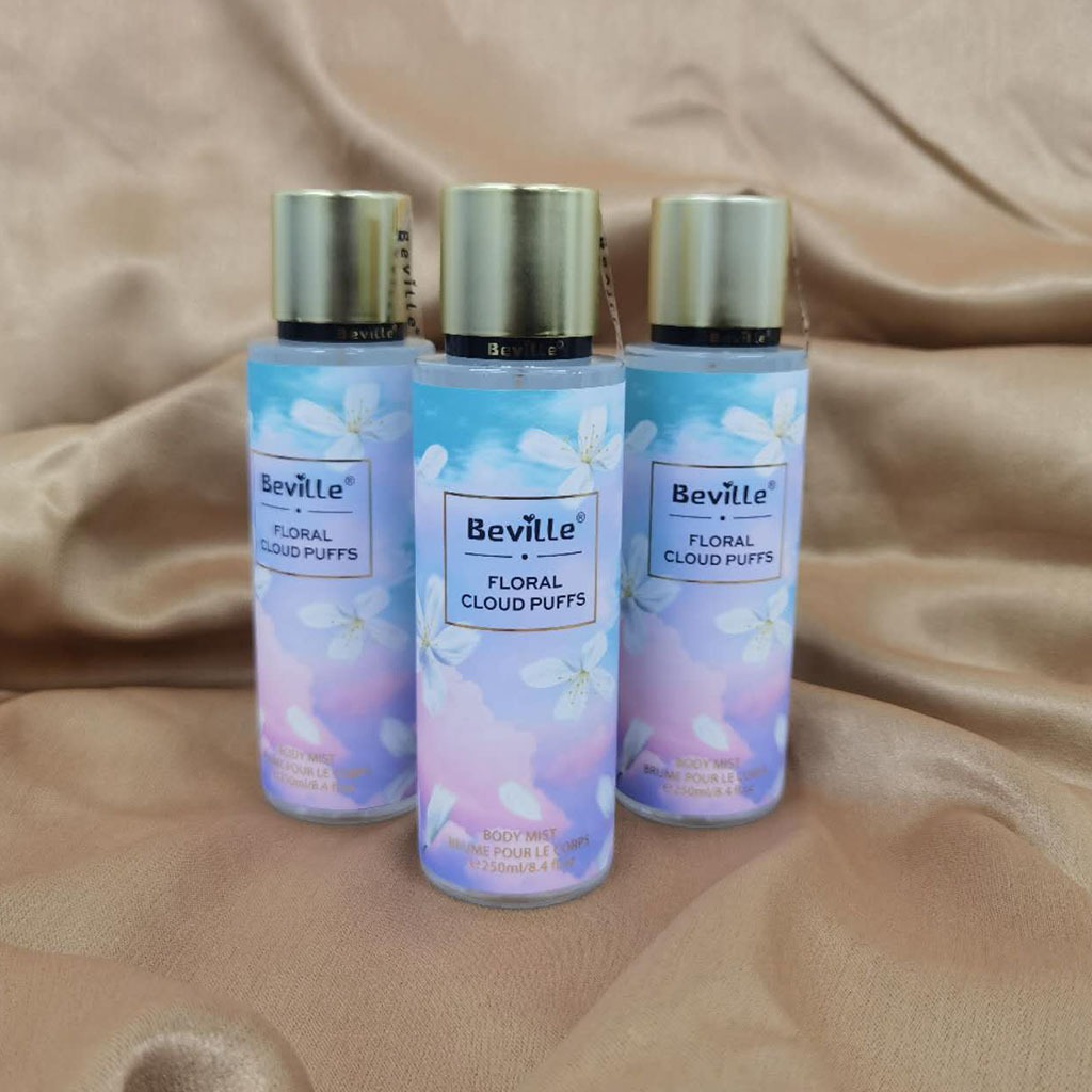 FLORAL CLOUDS PUFFS Fragrance Mist Perfumes Long Lasting Fragrance Body Mist Unise 250ml ...