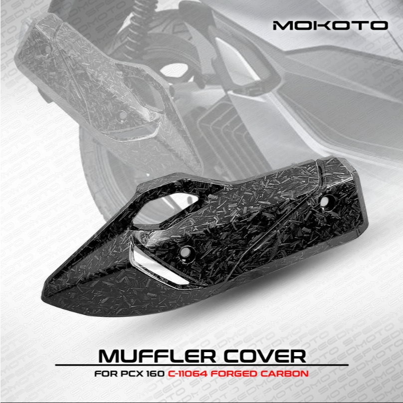 MOKOTO HONDA PCX 160 MUFFLER COVER EXHAUST HEAT GUARD COVER FOR HONDA ...