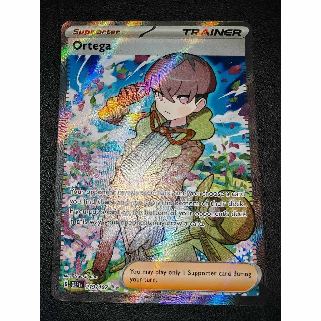 Ortega - 219/197 - Full Art Secret Rare Pokemon Trading Card Game ...