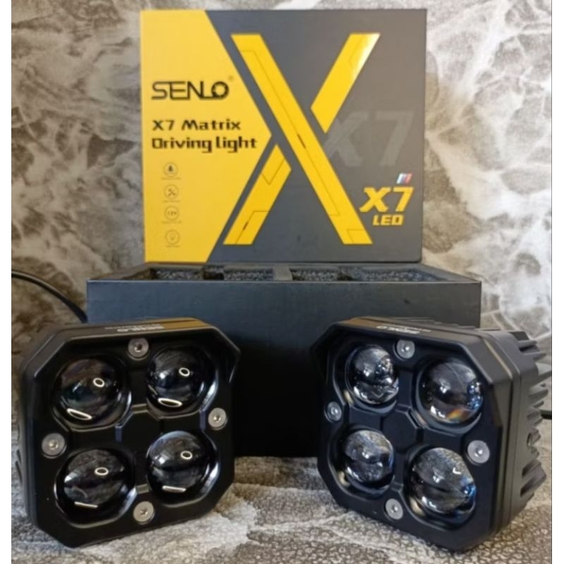 Original SENLO X7s V2 80watts DUAL MODE PREMIUM MINI DRIVING LIGHT | Shopee Philippines