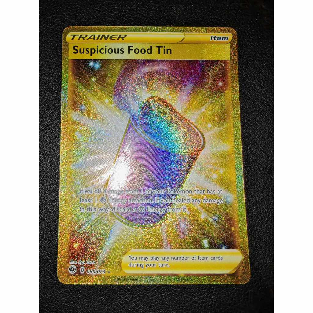 Suspicious Food Tin - 080/073 - Secret Rare Champion's Path Pokemon ...
