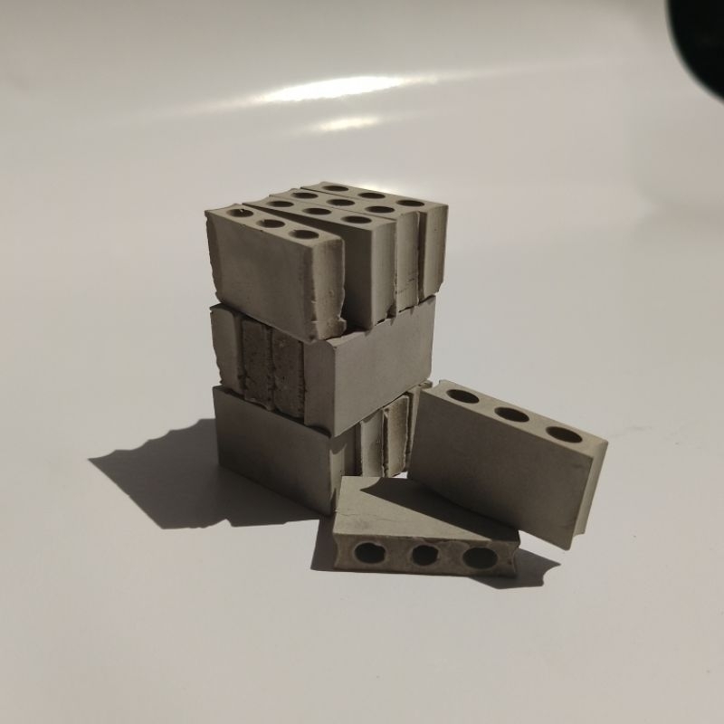 24pcs 1:12 Miniature Philippines Style Cinder Block/Hollow Block for ...