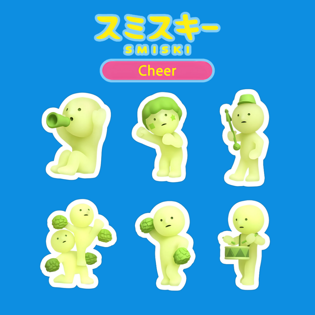 SMISKI Cheer Series Sticker Set (6pcs) | Shopee Philippines