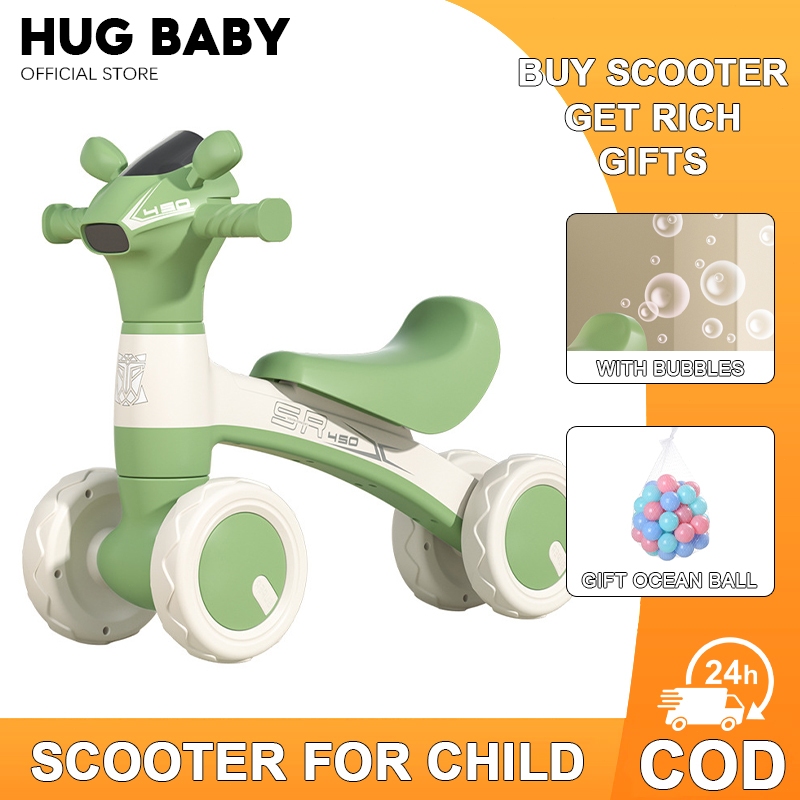 【Free Gift】Balance Motorcycle Kids Scooter For Kids Balance Bike Kids ...