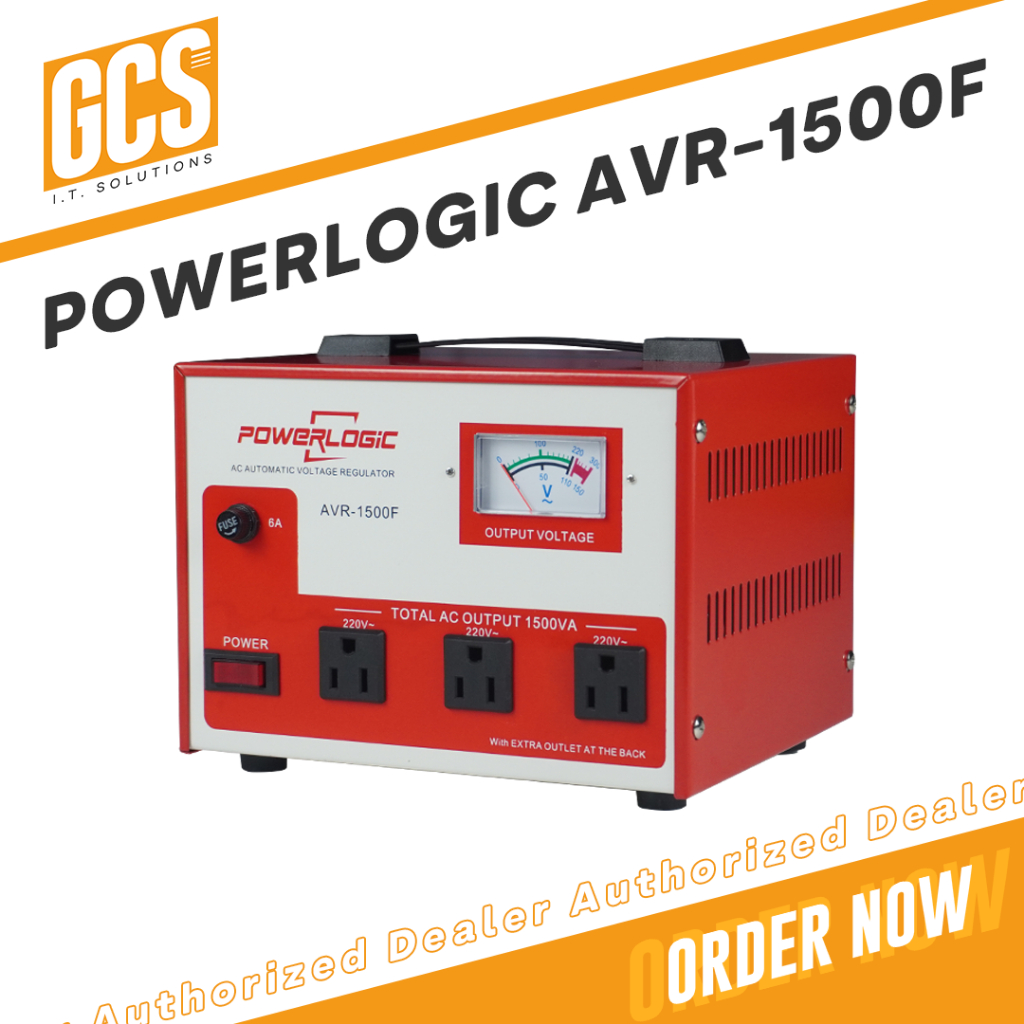 Powerlogic AVR-1500F 1500W Automatic Voltage Regulator 220V | Shopee ...
