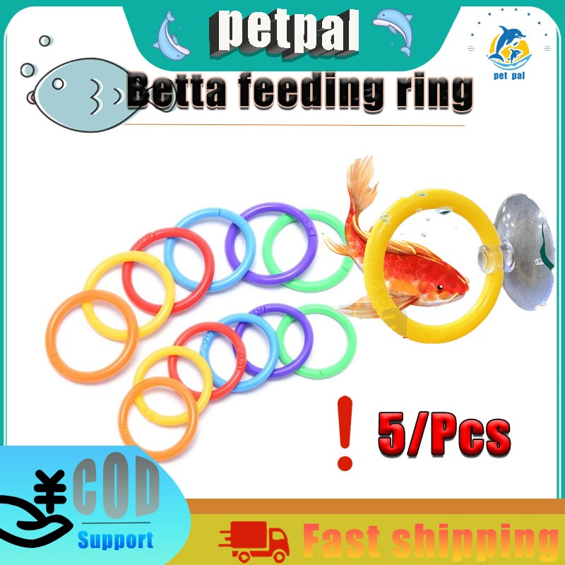 5Pcs Betta Ring Trainer Betta Accessories Betta Training Feedring Ring ...