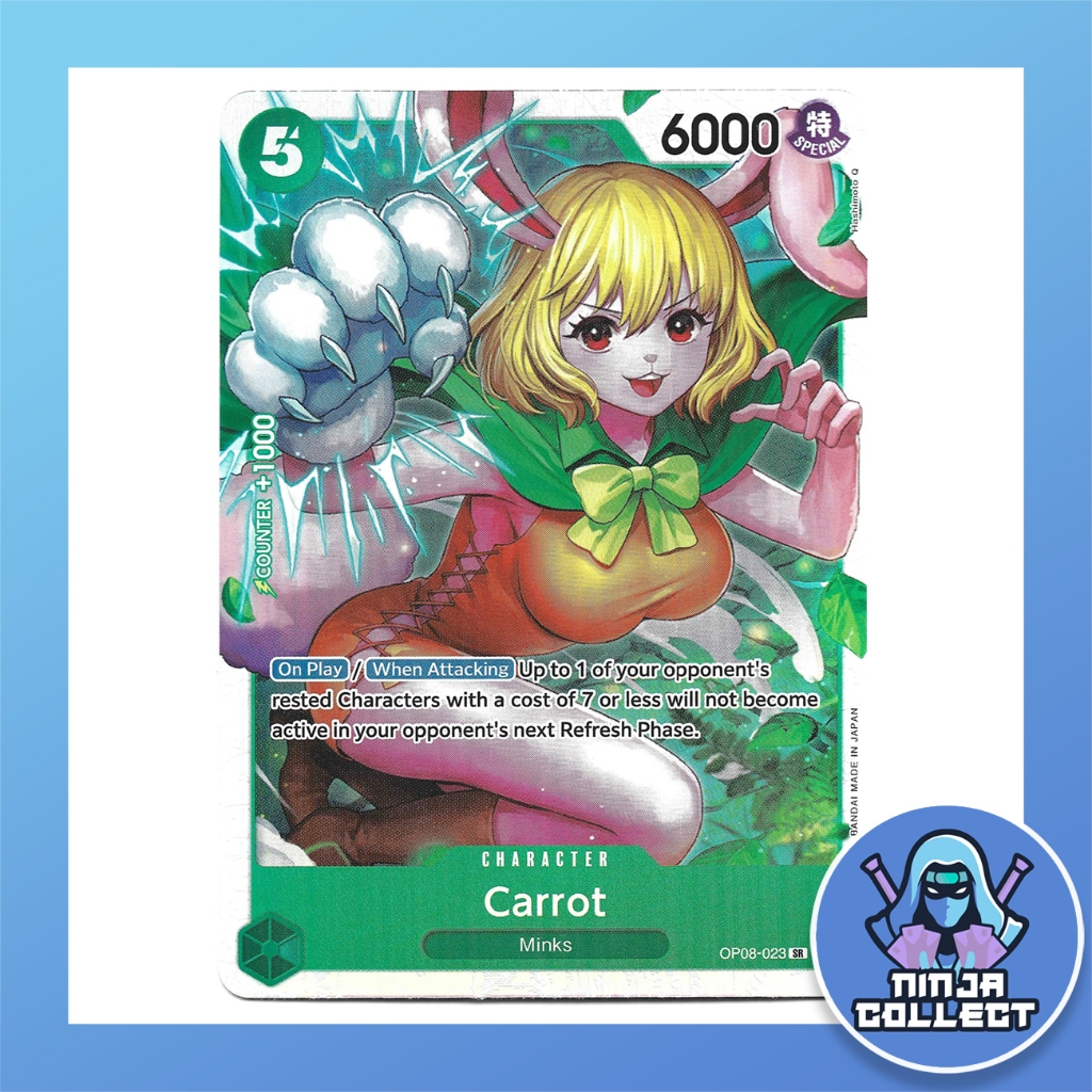 One Piece TCG [ENGLISH] OP08-023 Carrot Super Rare Card | Shopee ...