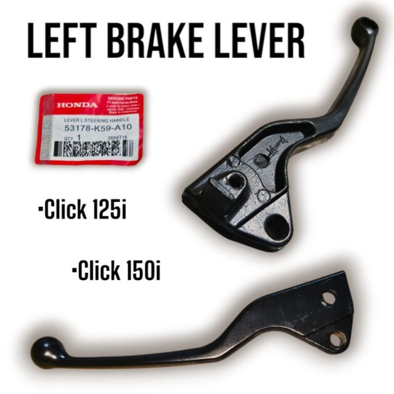 Brake Lever Click 125i Click 150i . Honda Genuine Left Brake Lever ...