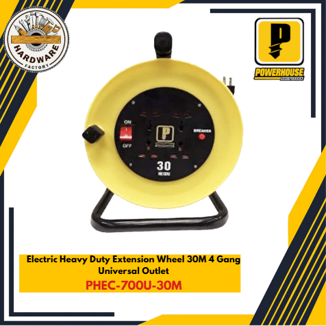 Powerhouse Electric Heavy Duty Extension Wheel 10A 10M 13A 30M | Hardware Factory | Shopee ...