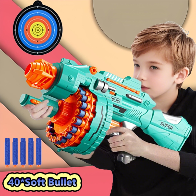 Blaze Storm Toy Soft Bullet Gun Toys Monster Machine Gun Electric Toy ...