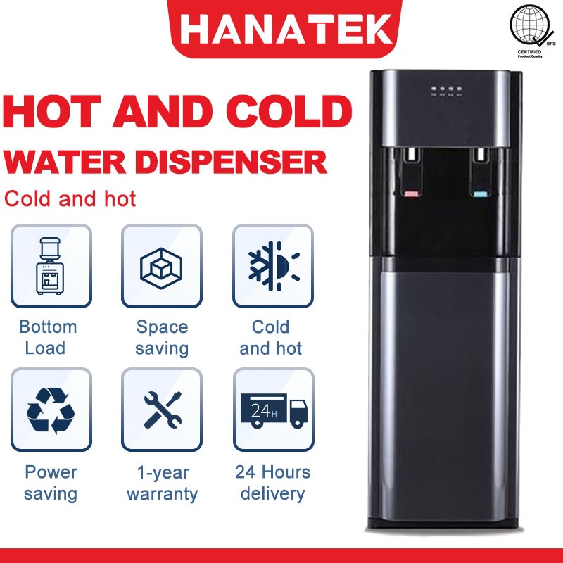 HANATEK Water Dispenser Hot and Cold Bottom Load Freestanding Automatic ...