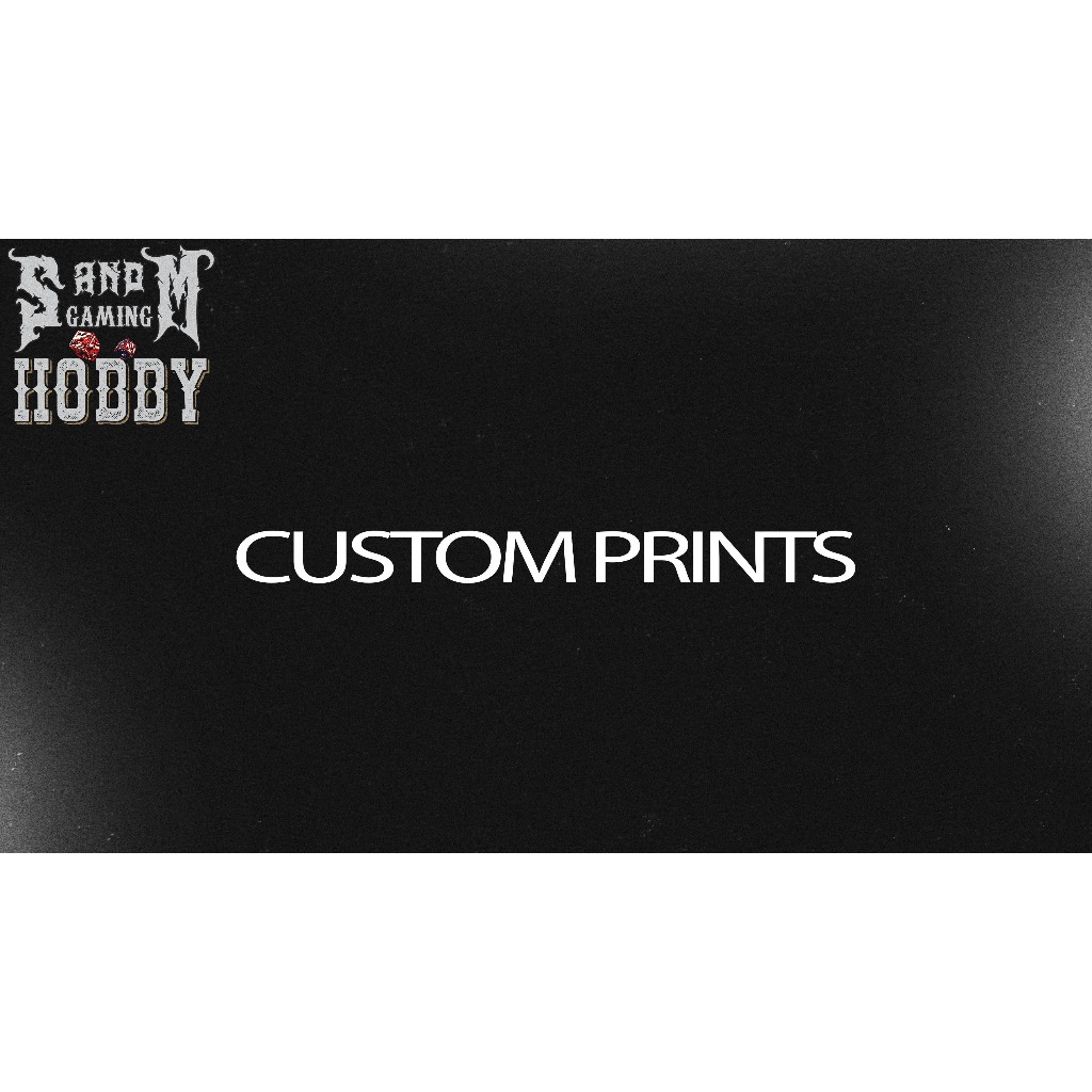 Custom Prints S and M gaming Hobby | Shopee Philippines