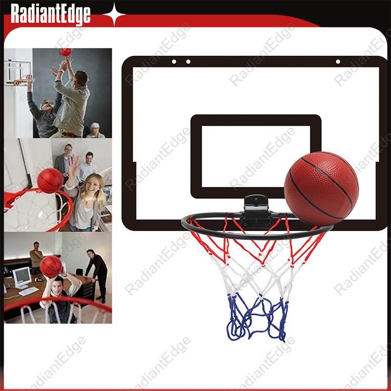 RadiantEdge Mini Hoop Basketball Ring Folding Dunk Iron Frame Indoor ...