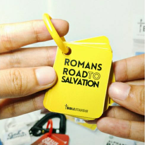 KEYCHAIN BIBLE VERSES (Romans Road to Salvation) Waterproof | Shopee ...