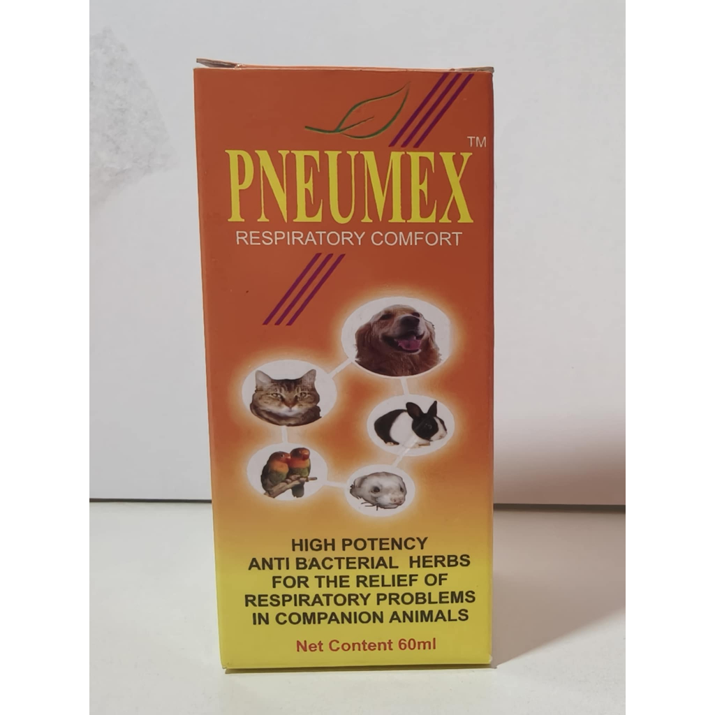 Pneumex Syrup Respiratory Remedy Comfort for Pets Herbal Respiratory ...