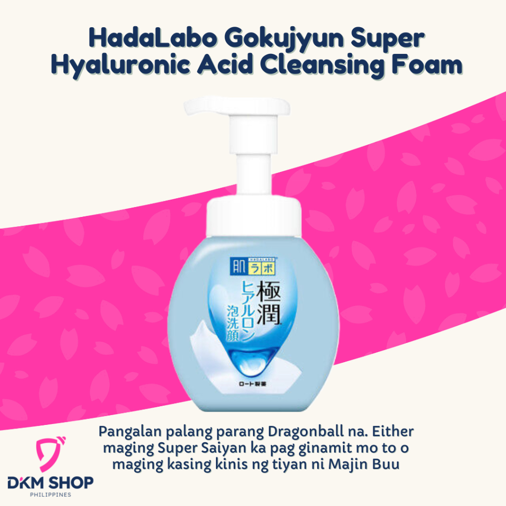 Hada Labo Facial Foam Super Hyaluronic Acid Gokujyun | Shopee Philippines
