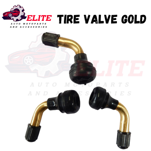 EliteAutoMoto Tubeless Pito Gold Tire Valve Tire Bent Valve Tubeless ...