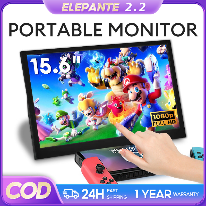 EXPOSE 15.6 inch Touch Portable Gaming Monitor 2K 60HZ For Switch XBOX ...