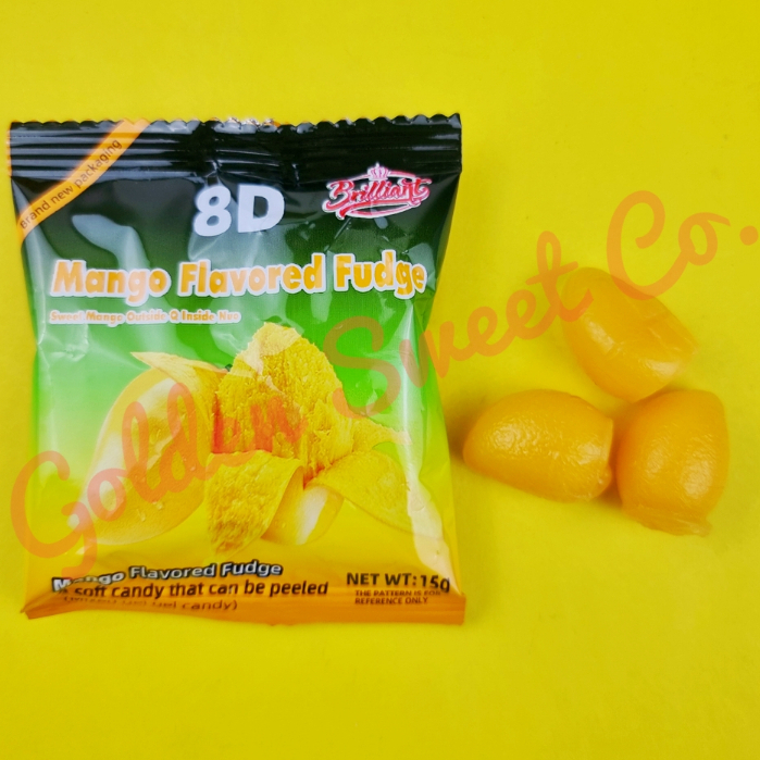 20 pieces 300g Mango Flavored Fudges Snack Sweet Candy Bonbon Fruity ...