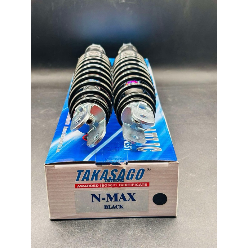 TAKASAGO REAR SHOCK NMAX 330MM BLACK | Shopee Philippines
