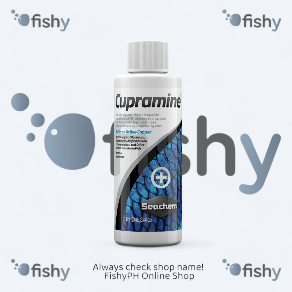 Seachem Cupramine Copper Treatment | Treats Ich, Velvet & Parasites ...