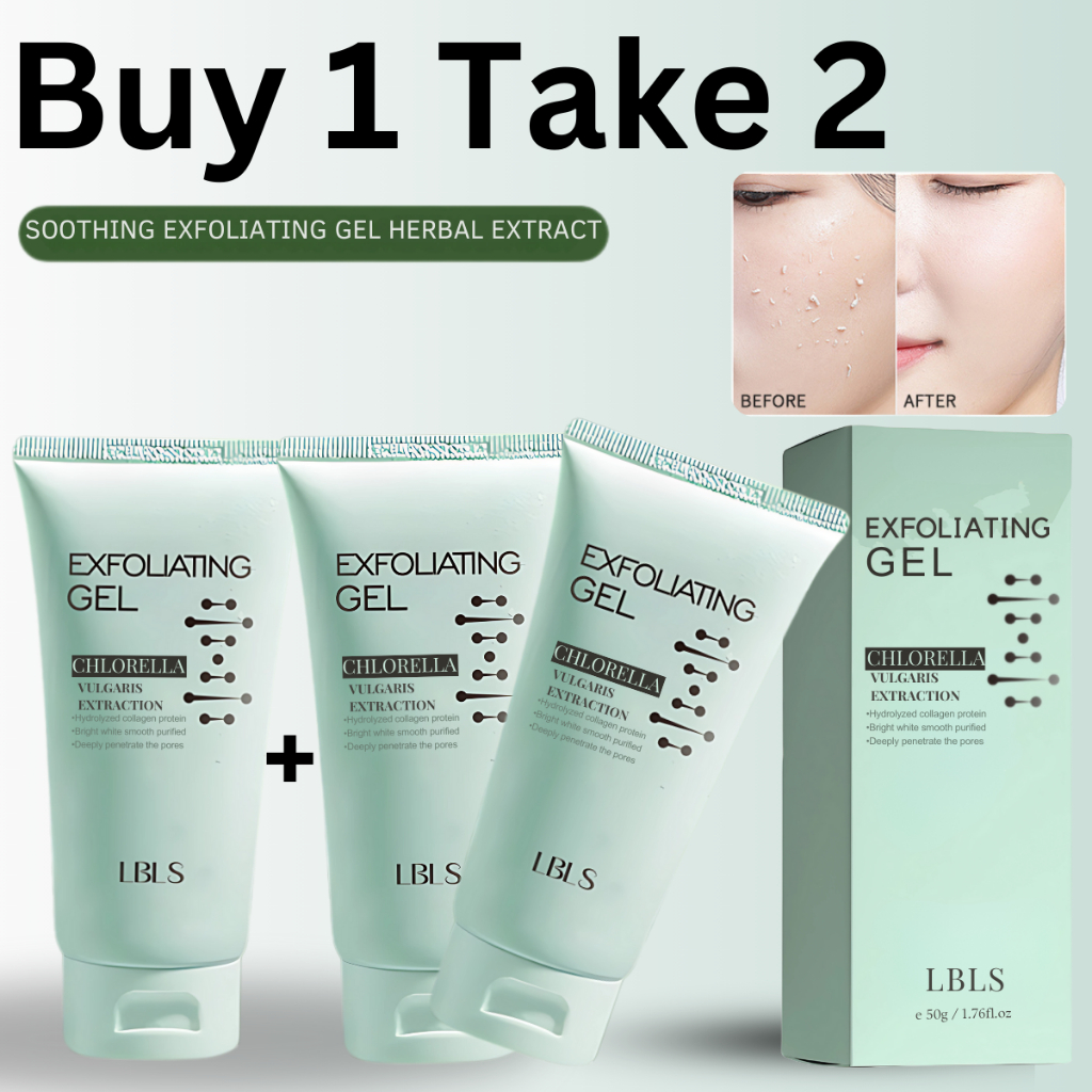 3PCS Mild Herbal Extract Exfoliating Gel All skin types,sensitive skin ...