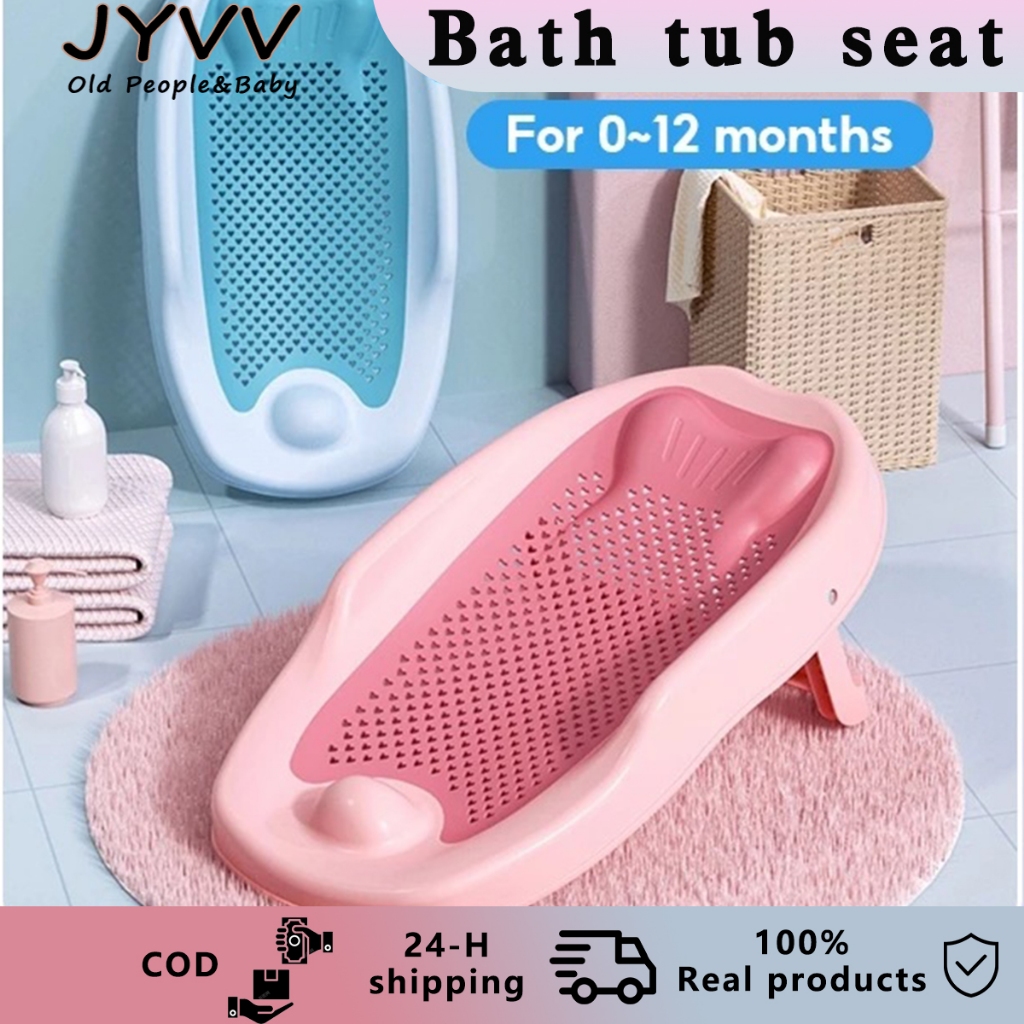 Baby Bath tub With Net Baby Shower Rack Bathing Tubs Anti-Slip Bathtub ...