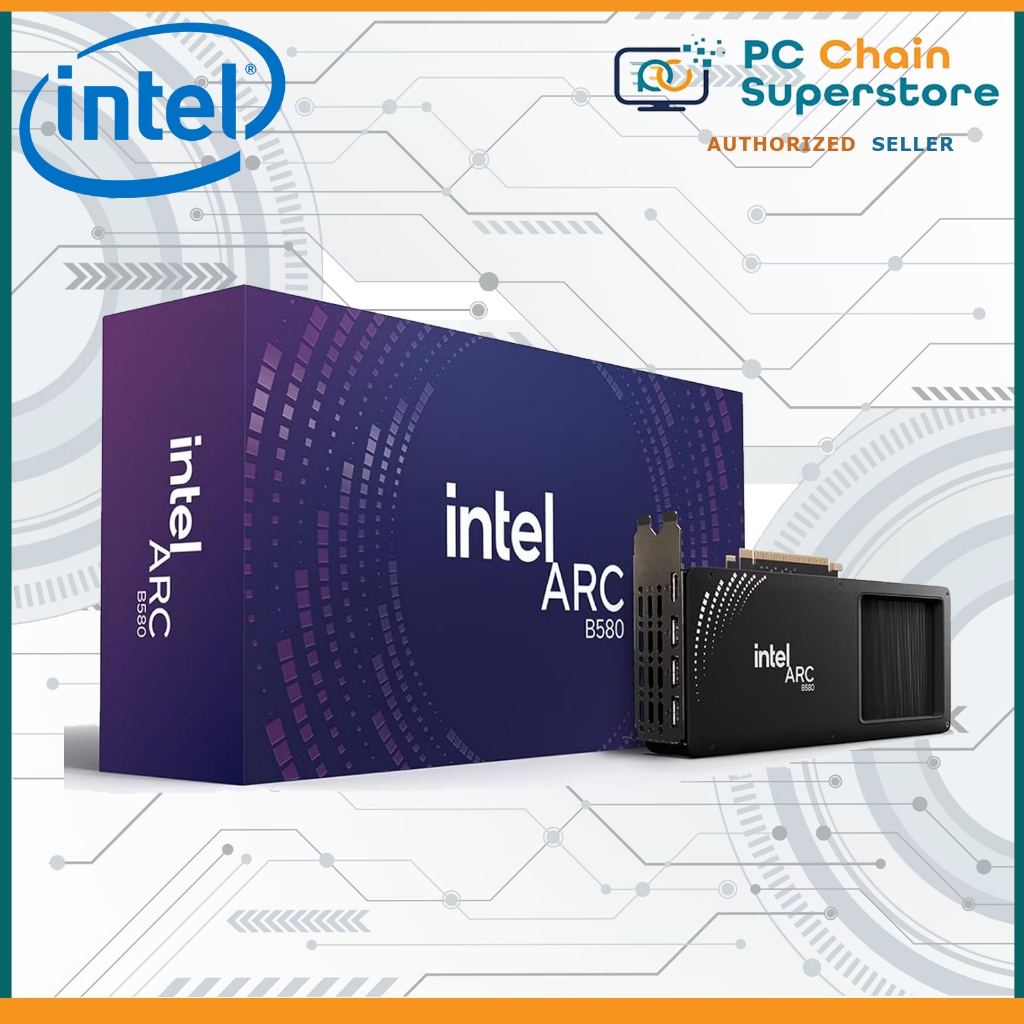 Intel Arc B580 Limited Edition Graphics Card 12GB GDDR6 2670MHz Dual ...