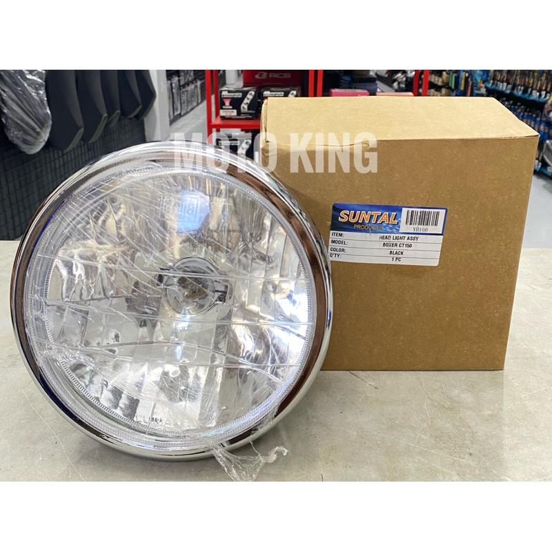 SUNTAL HEAD LIGHT ASSY BOXER CT150 (YH166) | Shopee Philippines