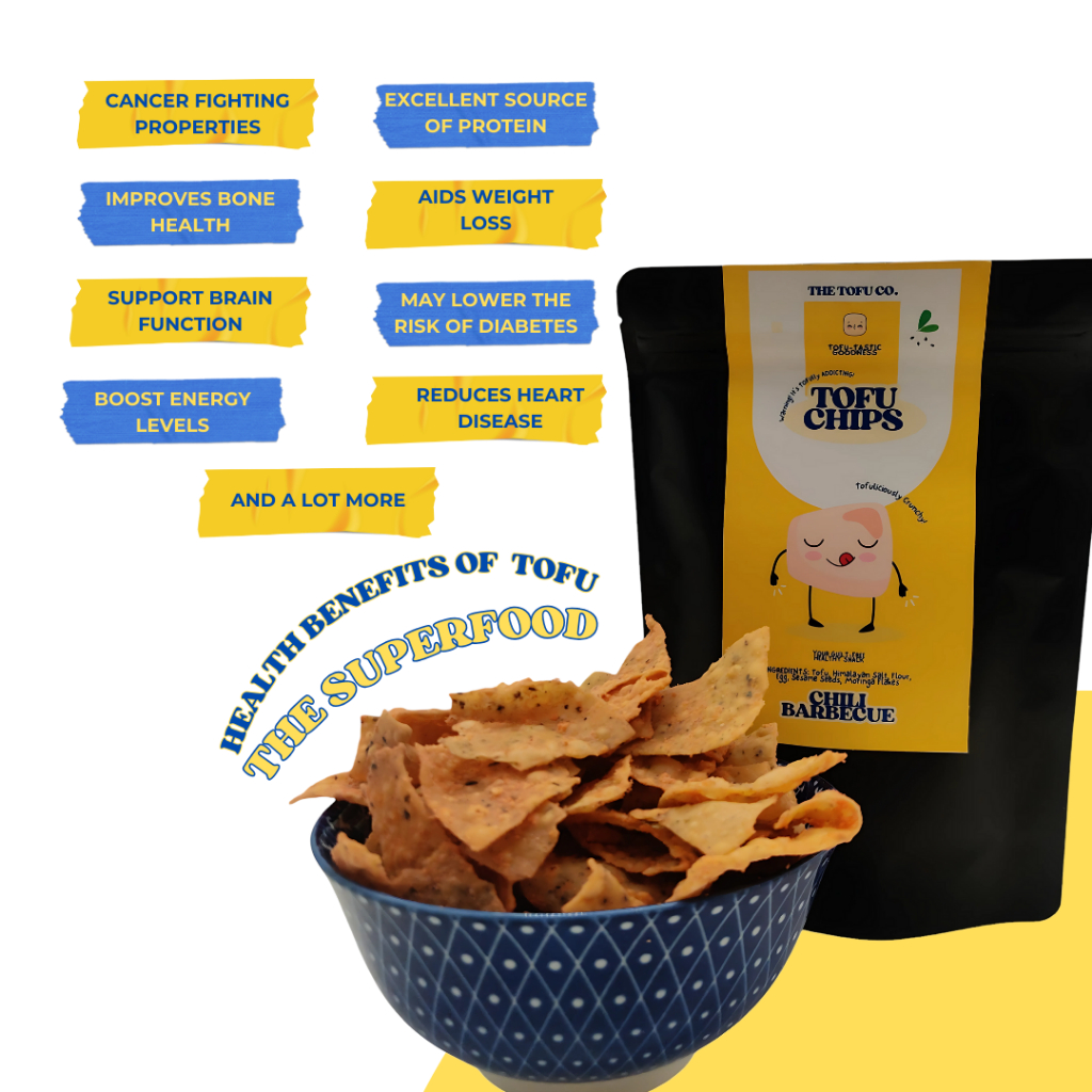TofuCo Tofu Chips with Sesame Seeds and Malunggay Flakes Healthier ...