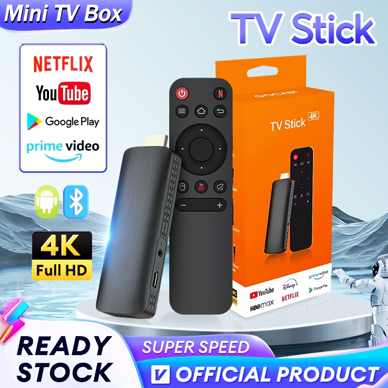 4K Mini TV Stick Android 13 Smart TV Box 5G Wifi TV Media Built-in ...
