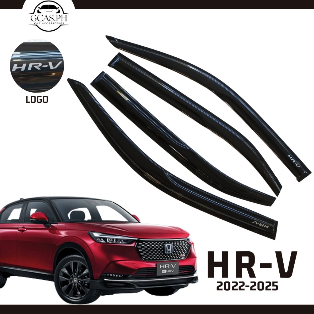 2022 2023 Honda HRV Black Door Visor, Rain Visor, Rain Gutter, Rain ...