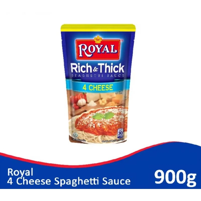 Royal Rich & Thick Spaghetti Sauce 4 Cheese 900g | Shopee Philippines