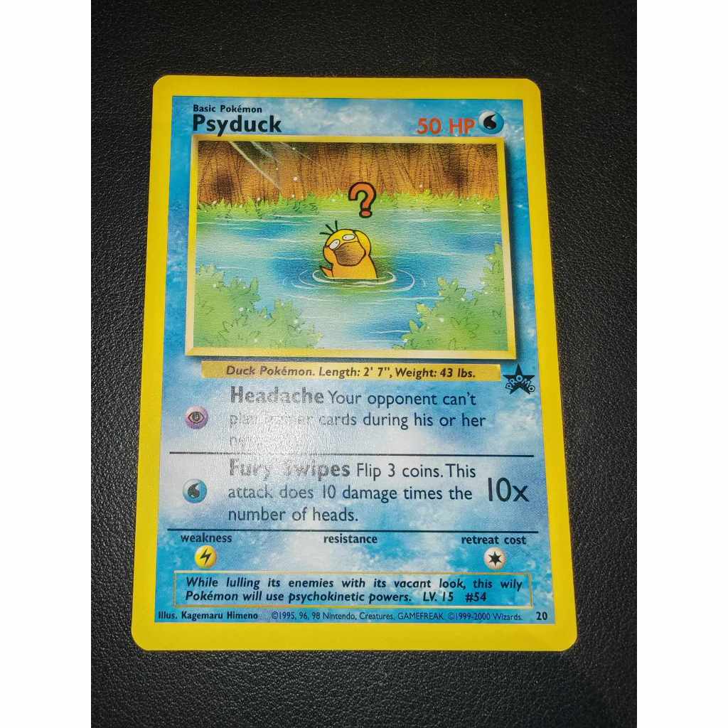 Psyduck - 20 - Promo Pokemon Wizards Black Star Promos Pokemon Trading Card Game Pokemon TCG ...