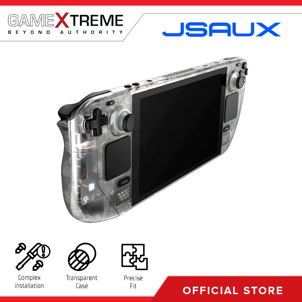 JSAUX Transparent Shell Series Front Cover for Steam Deck - PC0108 ...