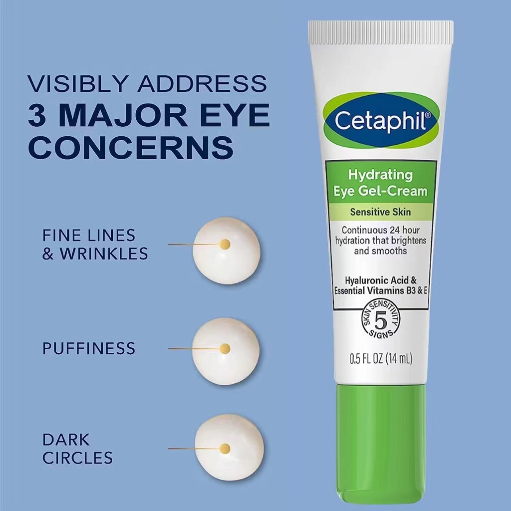 CETAPHIL Hydrating Eye Gel Cream | Deep Hydration Refreshing Eye Serum ...