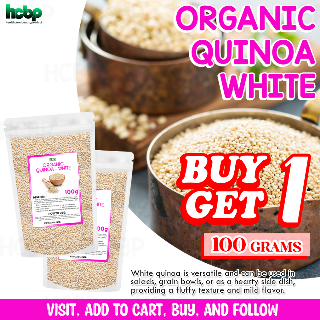 BUY 1 TAKE 1 Organic Quinoa White 100g | Shopee Philippines