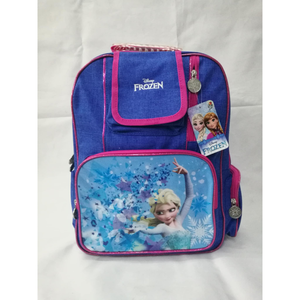 MALL PULL OUT Disney Frozen Elsa School Backpack | Shopee Philippines