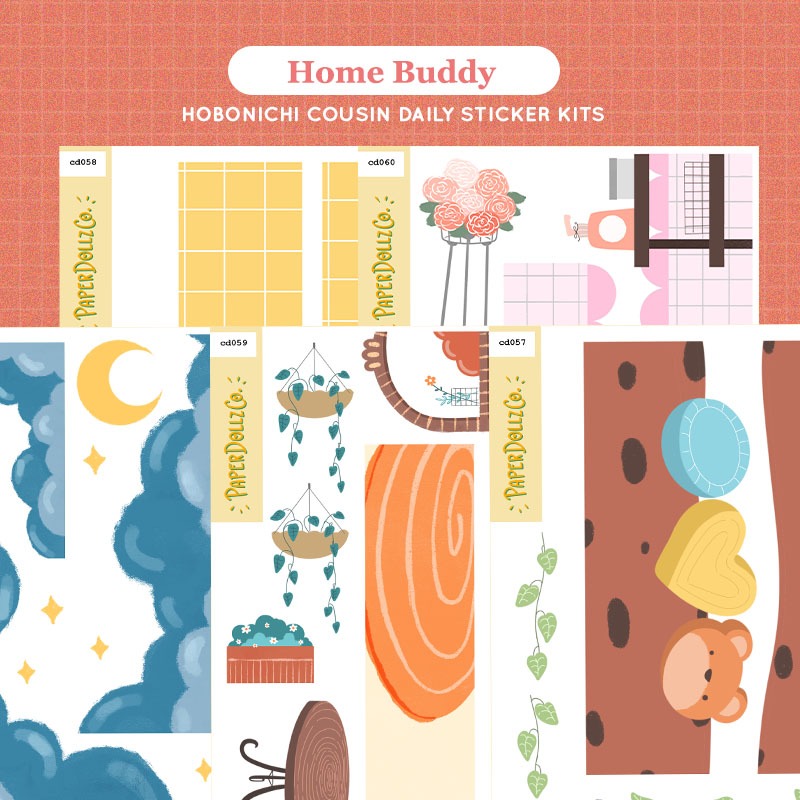Home Buddy | Hobonichi Cousin Daily Sticker | Shopee Philippines