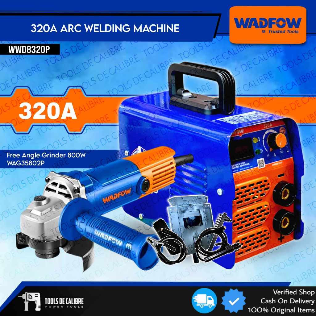 WADFOW Inverter Welding Machine 320A IGBT w/ FREE 3M Tape Measure, Mini ...