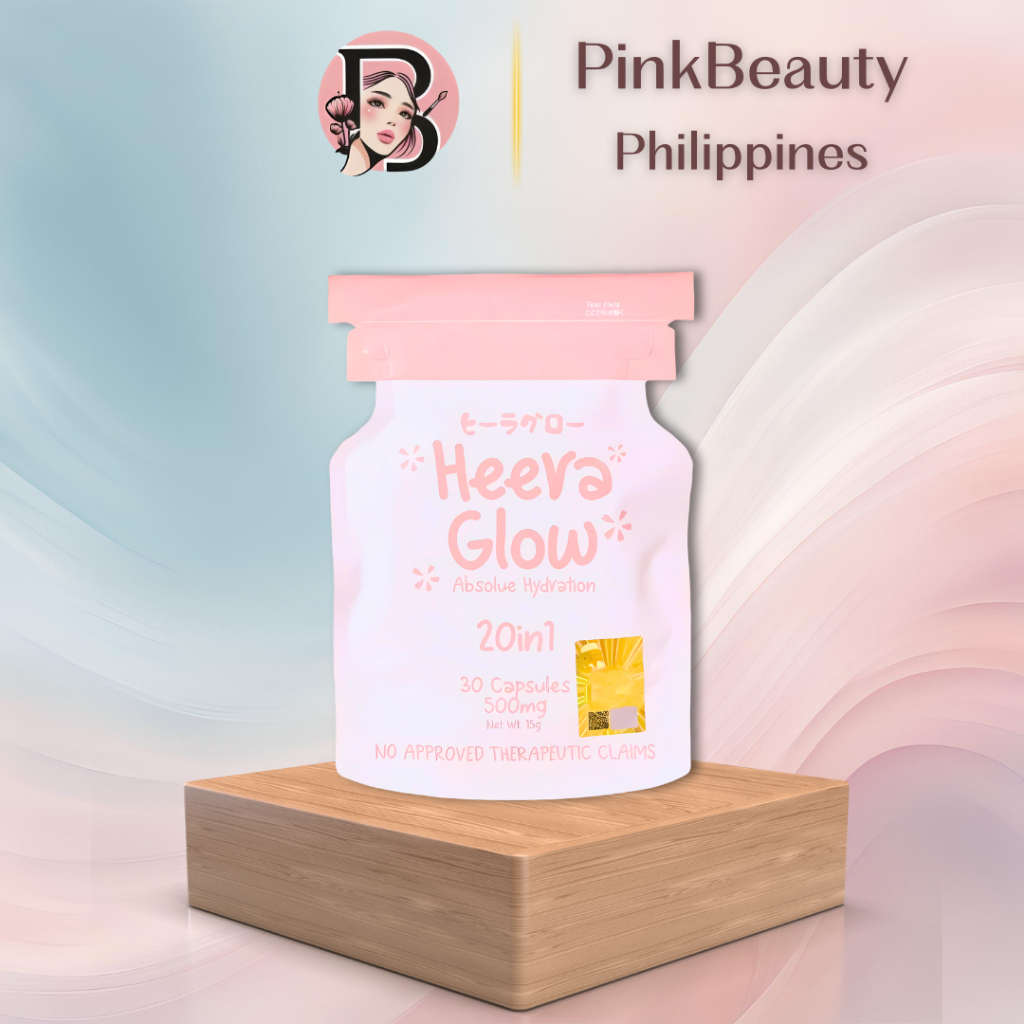 Heera Glow 20-in-1 Glutathione and Collagen Capsules for Skin Whitening ...