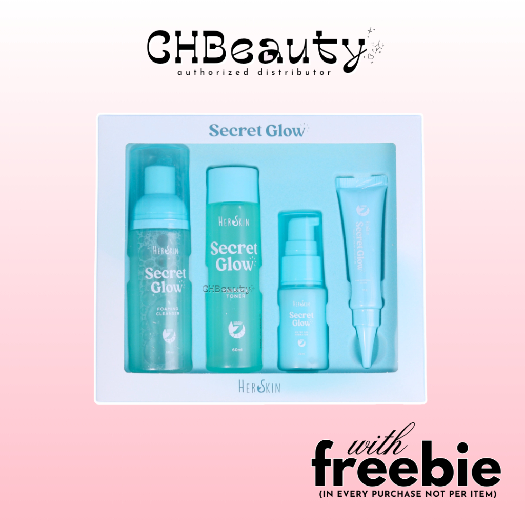 Her Skin Secret Glow Set (Mild Skincare Set) | Shopee Philippines