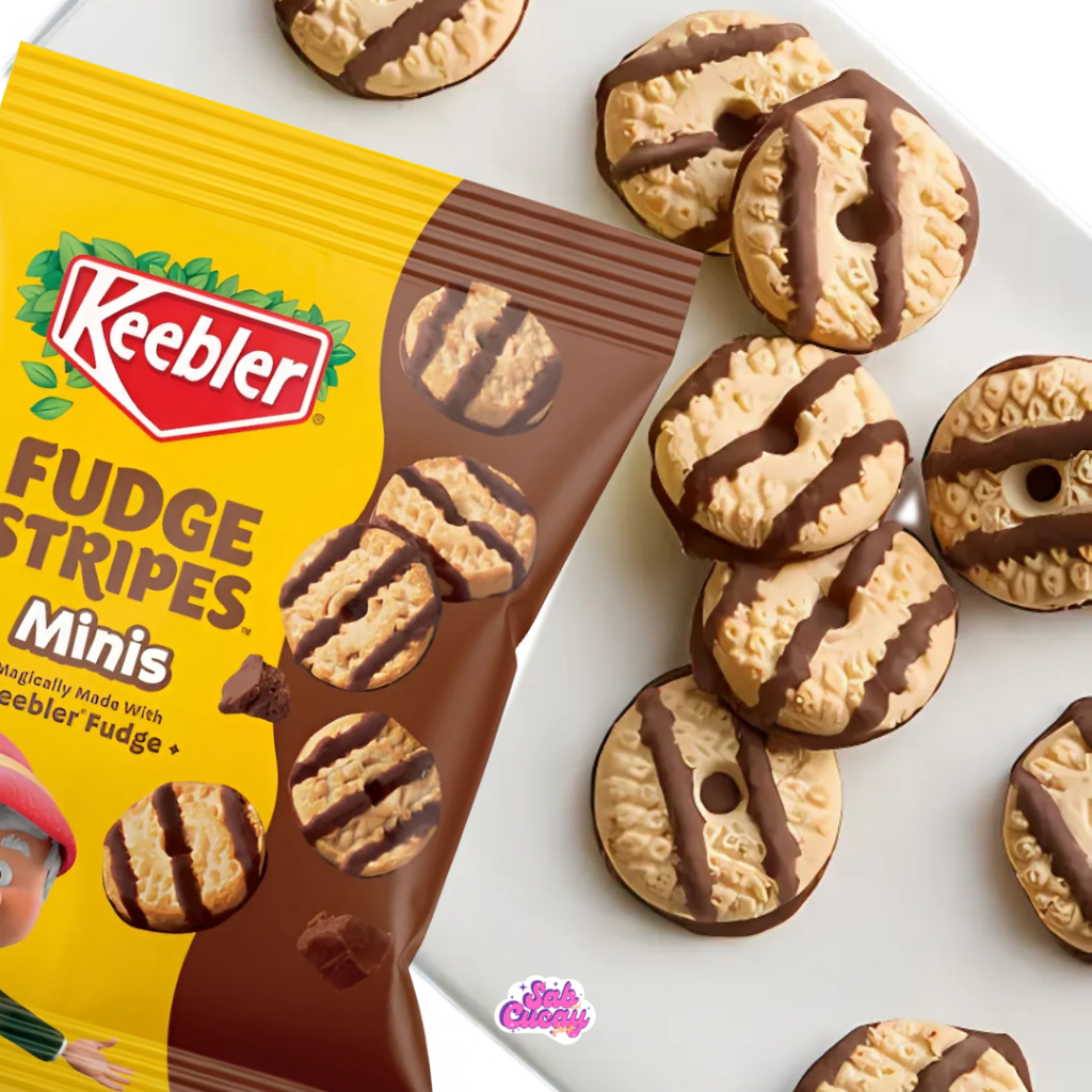 Keebler Fudge Stripes Cookies Minis 28g | Shopee Philippines